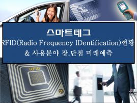 RFID시스템 : 스마트테그RFID(Radio Frequency IDentification)현황 & 사용분야 장.단점 미래예측-1페이지