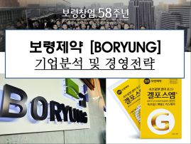 보령제약 [BORYUNG]기업분석 및 경영전략  - 보령제약 경영분석-1페이지