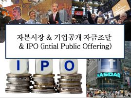 기업공개 자금조달 & IPO (Initial Public Offering) 이해 및 현황  : 기업공개 자금조달-1페이지