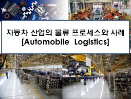 (자동차 산업의 물류) 자동차 산업의 물류 프로세스와 사례[Automobile Logistics]-1페이지