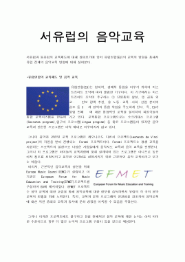 서유럽의 음악교육,유럽연합의 교육제도 및 음악 교육,영국의 교육제도,영국의 음악교육,영국의 음악교육의 특징,프랑스의 교육제도-1페이지