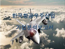 한국항공우주산업 기업분석 [한국항공우주 기업가치평가, 재무분석, kai 기업보고서]-1페이지