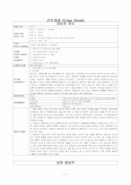 정신전문간호사 PTSD case study (PND 적용)-1페이지