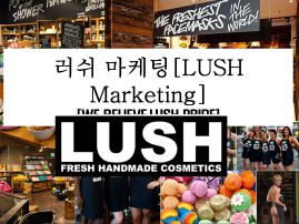 러쉬 마케팅[LUSH Marketing][WE BELIEVE.LUSH PRIDE]-1페이지