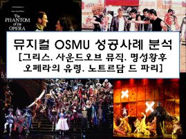 뮤지컬 OSMU 성공사례 분석[그리스.사운드오브뮤직.오페라의 유령.노트르담 드 파리.명성황후]-1페이지