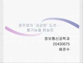 정주영 소개 및 새로운 사례-1페이지