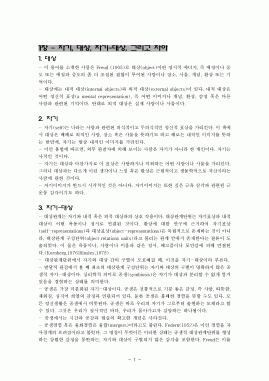 대상관계이론(A+급자료)-1페이지