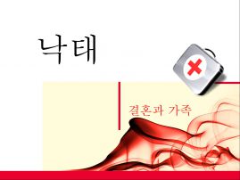 결혼과 가족,낙태란,낙태 원인,낙태 분류,낙태실태,낙태 후유증,낙태 찬반-1페이지