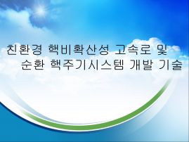 경수로란,경수로 사용 후 나오는 폐기물,고속로에 대하여,4세대 원자로,초고온가스로,초임계압수냉각원자로-1페이지