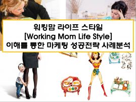 워킹맘 라이프 스타일[Working Mom Life Style]이해를 통한 마케팅 성공전략 사례분석-1페이지