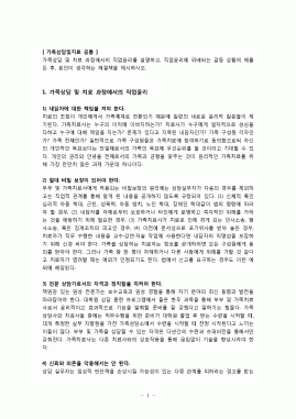 (가족상담및치료) 가족상담 및 치료 과정에서의 직업윤리, 직업윤리에 위배되는 갈등 상황의 예시, 해결책 제시-1페이지