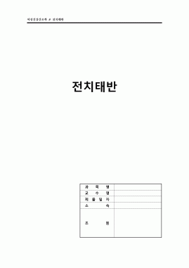 여성건강간호학) 전치태반 A+ 자료-1페이지