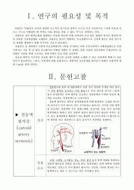 성인간호학 뇌경색 간호과정-1페이지