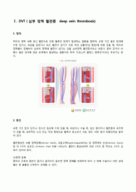 DVT , 심부정맥혈전증-1페이지