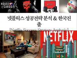 넷플렉스 성공전략 분석[Netflix Success Strategy Analysis]-1페이지