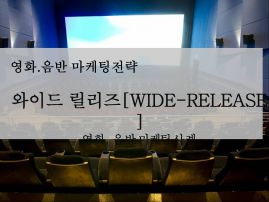 [비즈니스/경제] 영화.음반 마케팅전략 와이드 릴리즈[WIDE-RELEASE] 영화.음반 마케팅사례-1페이지