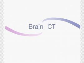 Brain CT에 관해-1페이지