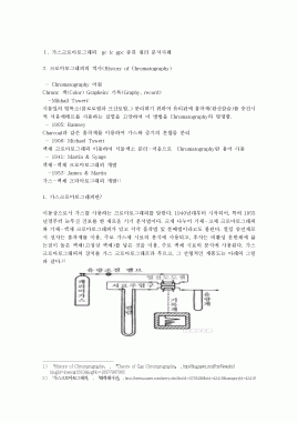 크로마토그래피 (gc)-1페이지