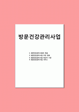 방문건강관리사업-1페이지