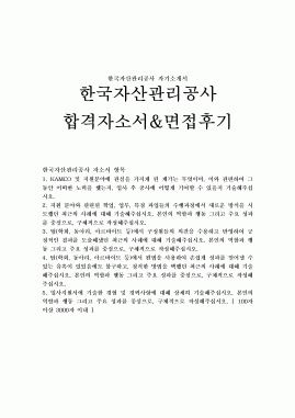 최종합격KAMCO한국자산관리공사청년인턴자기소개서 한국자산관리공사 면접한국자산관리공사인턴 자기소개서 합격 자소서 한국자산관리공사지원동기 면접 자산관리공사인턴자소서 (자산관리공사 자소서)-1페이지