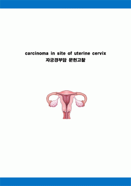 carcinoma in site of uterine cervix 자궁경부암 문헌고찰-1페이지