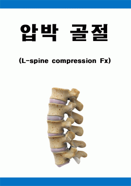 압박 골절 케이스 스터디 (L-spine compression Fx) 검색  L-spine compression Fx 케이스, L-spine compression Fx 간호과정, 압박 골절 케이스 스터디, 요추 협착증 케이스)-1페이지