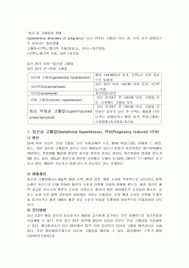 임신성고혈압 자간전증 자간증-1페이지