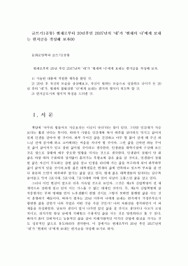 글쓰기1공통) 현재로부터 20년후인 2037년의 ‘내’가 ‘현재의 나’에게 보내는 편지글을 작성해 보자00-1페이지