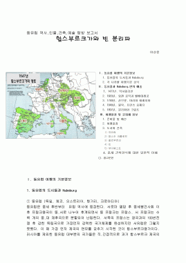 [우수자료] 동유럽 여행 보고서, 합스부르크, 크림트, 건축.-1페이지