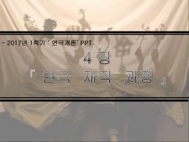 연극제작과정 PPT-1페이지