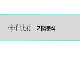 fitbit 기업분석-1페이지