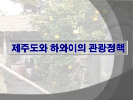 제주도와 하와이의 관광정책-1페이지