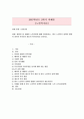 노인복지론 공통)  베이비 붐 세대의 노후준비에 대해 인터뷰하고, 한국 노인복지 정책의 방향이 잔여적 복지인지 제도적 복지인지를 논하시오.-1페이지