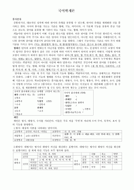 국어학개론(합성어까지), 국어음운론(음운현상까지) 정리 -1페이지