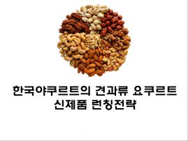 한국야쿠르트의 견과류 요쿠르트 신제품 런칭전략-1페이지