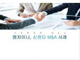 시장확장형 M&A 켐차이나 , 신젠타 M&A 사례-1페이지