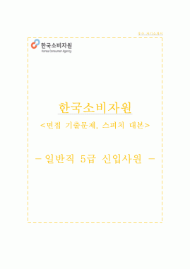 한국소비자원 자기소개서 - 한국소비자원 5급 일반직 합격 자소서-1페이지