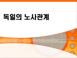 독일의 노사관계 - 독일 노사관계론-1페이지