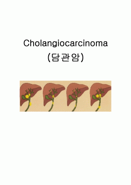 Cholangiocarcinoma(담관암)-1페이지