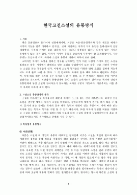 한국고전소설의 유통방식 (세책가,방각소설 등)-1페이지