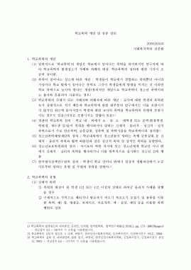 학교폭력 개념 및 종류 정리-1페이지