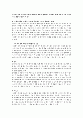 사회복지사와 클라이언트와의 관계에서 변화를 방해하는 관계에는 어떤 것이 있으며 어떻게 다룰 것인지 제시해 보시오-1페이지