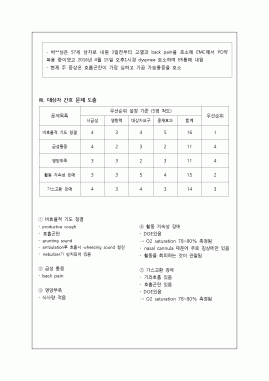 간호과정 (비효율적 기도청결 활동지속성장애)-1페이지