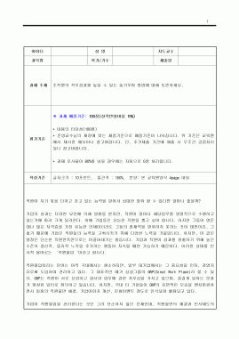 조직원의 직무성과를 높일 수 있는 동기부여 방법에 대해 토론하세요 직무성과 동기이론-1페이지