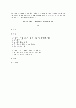 [전학과] 성인간호학)1 영양지원 방법의 유형 적응증 및 장단점을 비교하여 설명하고 각각의 주요 간호중재방법에 대해 서술하시오-1페이지