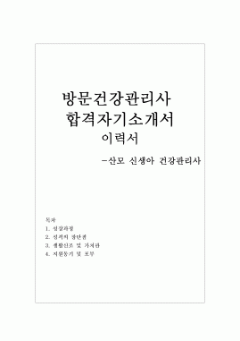 방문건강관리사자소서 자기소개서 산모신생아방문건강관리사자기소개서 이력서합격자기소개서자소서 산후관리사자기소개서 산후조리사자기소개서 산모신생아건강관리사자소서   방문건강관리사지원동기-1페이지