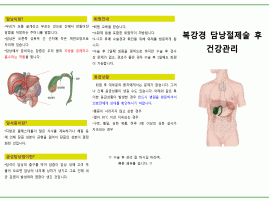 복강경 담낭절제술 후 건강관리 & 간호 성찰일지-1페이지