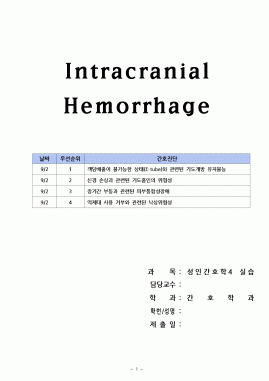 뇌출혈 케이스-1페이지