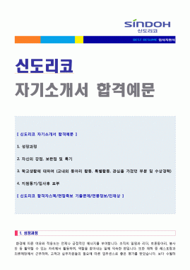 (2019년 신도리코 자기소개서 합격샘플) 신도리코 공채 자기소개서 합격예문 + 연봉정보 [신도리코자소서 신도리코자기소개서 신도리코합격자소서]-1페이지