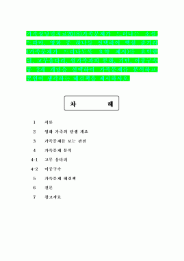 가족상담및치료2018)가족문제가 드러나는 소설 드라마 영화 중 하나를 선택하여 핵심 줄거리(가족문제가 드러나도록 요약 제시)를 요약한 뒤 고무울타리 원가족과의 분화 기만-1페이지